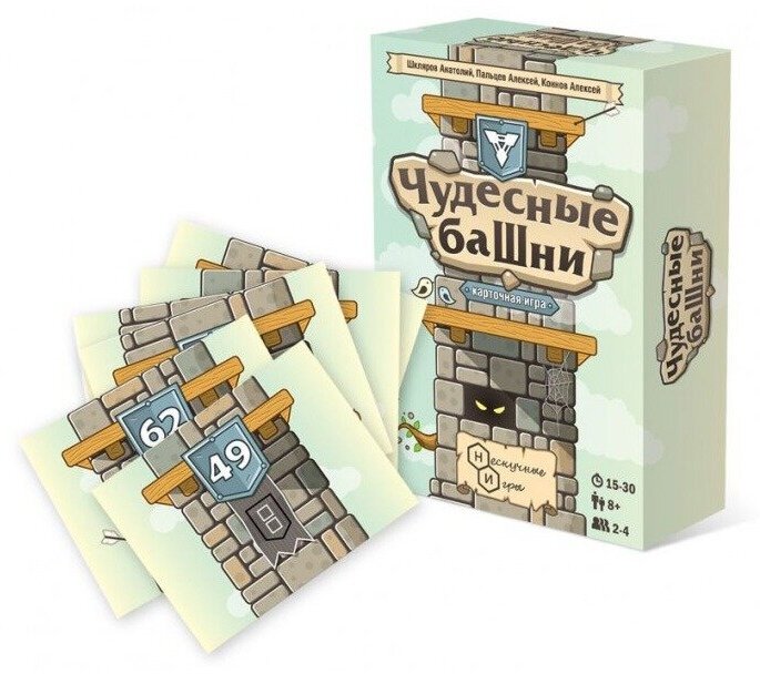 Настольная игра Нескучные игры Чудесные башни (7771)