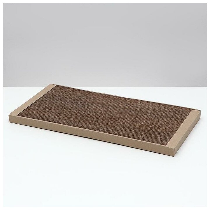 Когтеточка для кошек ТМ «Когтедралка» крафт, 50×24×2.5 см, гофрокартон