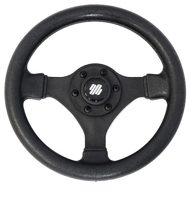 Рулевое колесо, 280мм, черный пластик с полиуретановым ободом, 37920H (ULTRAFLEX, )