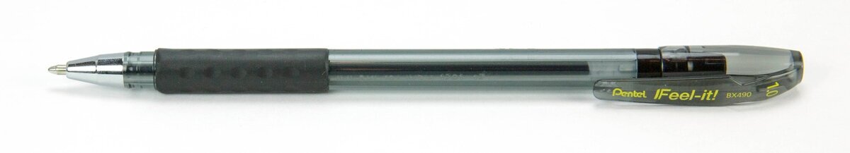 Ручка шариковая 12 шт. "Pentel" Pentel Feel it! d 1 мм BX490-A цвет чернил: черный