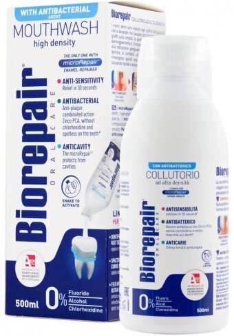 Ополаскиватель для полости рта Biorepair 4-action mouthwash, 500 мл