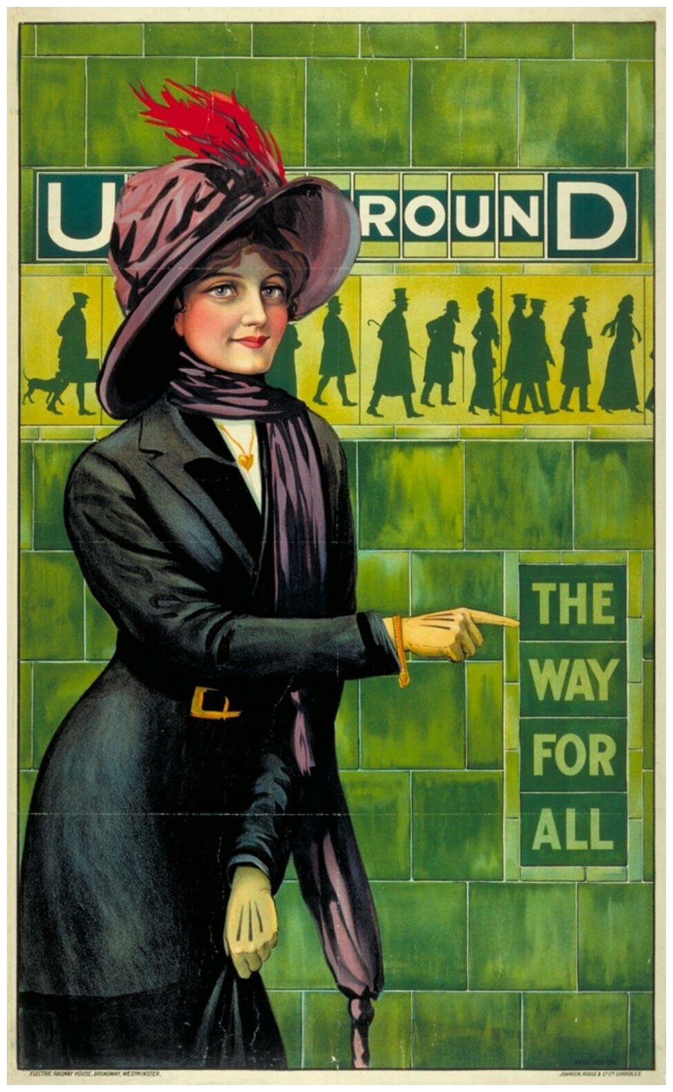 Постер / Плакат / Картина Метро - Дорога для всех 60х90 см в подарочном тубусе