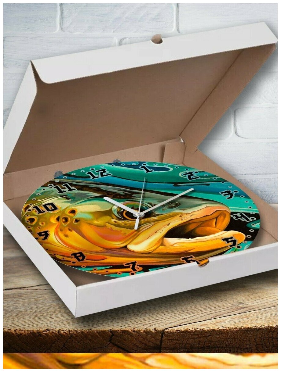 Настенные часы УФ с рисунком животные - 1038