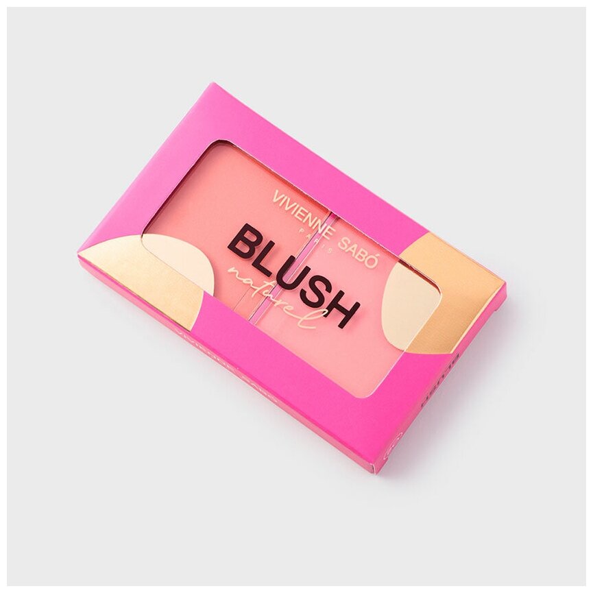 Румяна VIVIENNE SABO Naturel BLUSH, тон 2, для всех типов кожи, рассыпчатые, 6 г