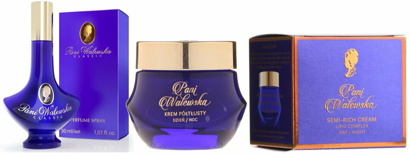 Набор №3 PANI WALEWSKA Classic (духи+крем легкий питательный день/ночь с липидным комплексом)