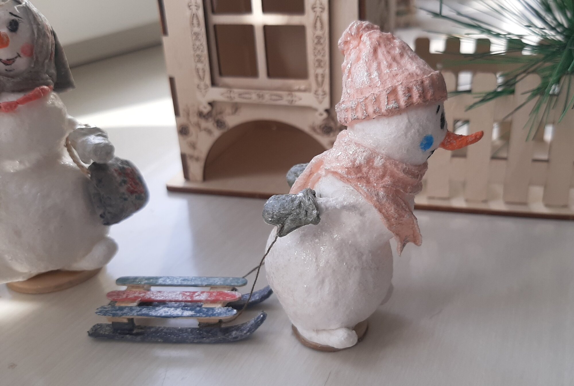 Санки для ватной игрушки