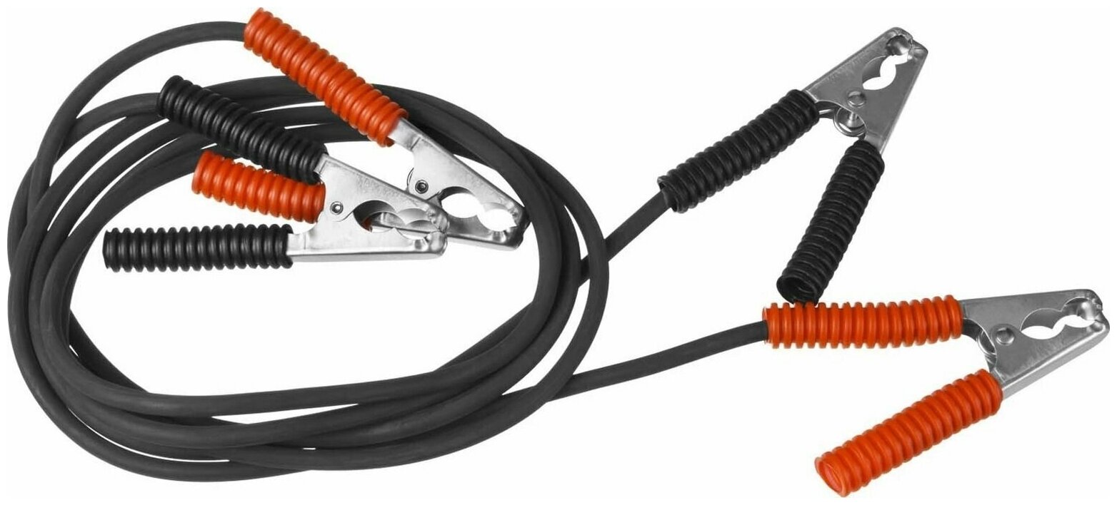 Пусковые провода 200 А 2 м морозостойкие Сибин 59340-200-2