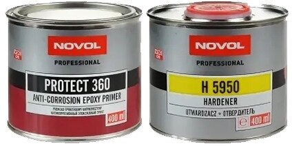 Грунт NOVOL PROTECT 360 эпоксидный 1+1 0,4л.+0,4л. отвердитель