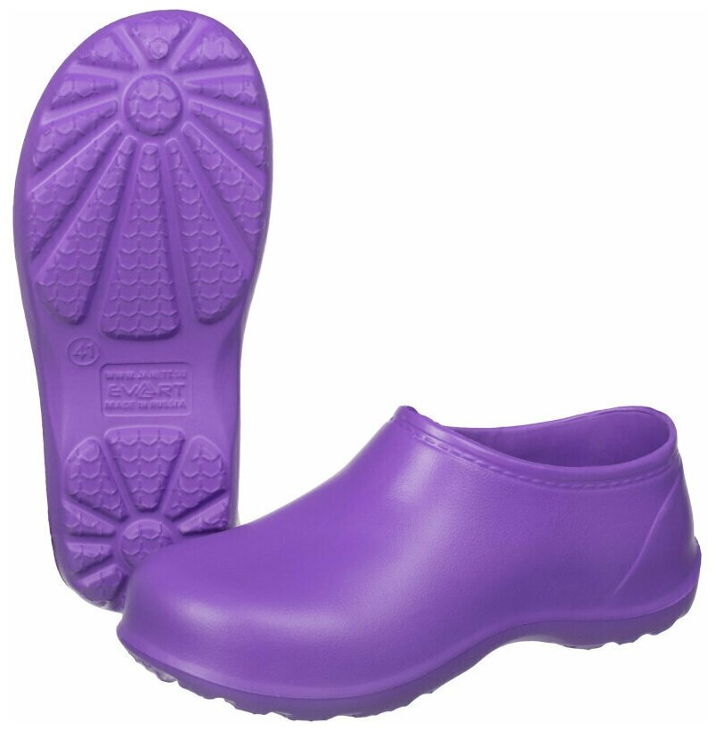 Галоши Лаура женские цв. фиолетовый ЭВА р.40, 1457676