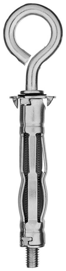 Анкер молли для пустотелых материалов, с кольцом, 11 мм х M5 x 52 мм, 80 шт, оцинкованный, ЗУБР