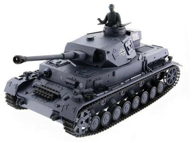 Heng Long Радиоуправляемый танк Heng Long Panzer IV (F2 Type) V7.0 масштаб 1:16 RTR 2.4G - 3859-1 V7.0