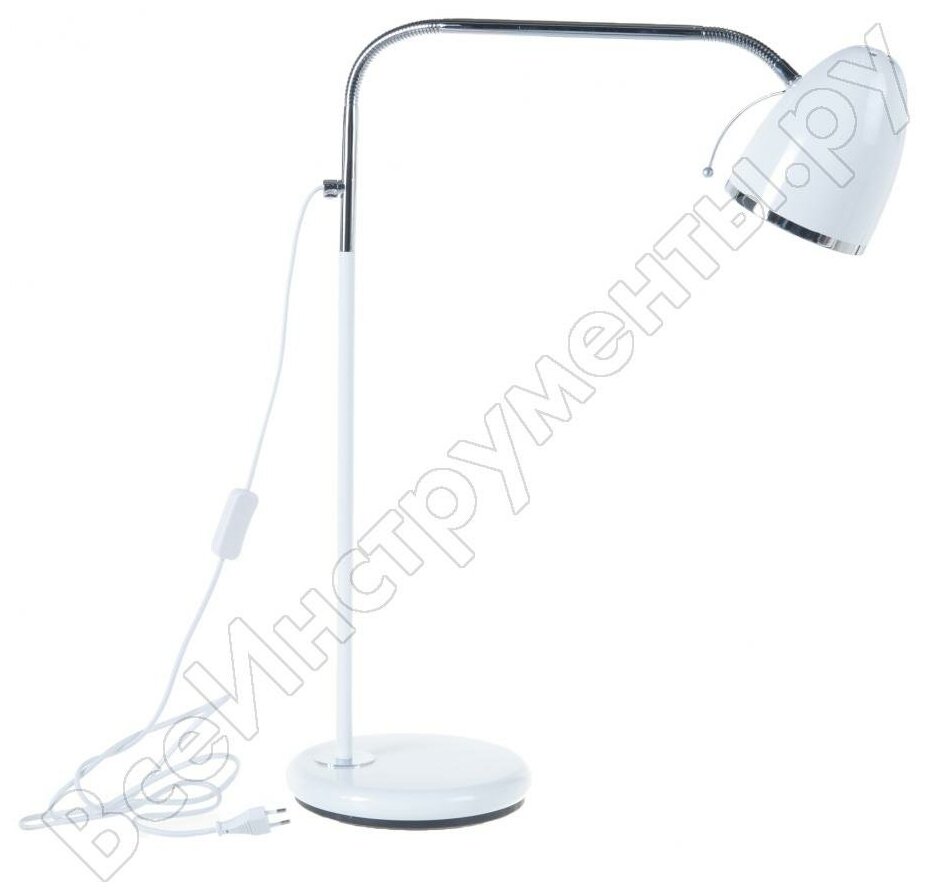 Напольный светильник - торшер, белый 230V 40W E27 Camelion KD-309 C01 11483, прочный