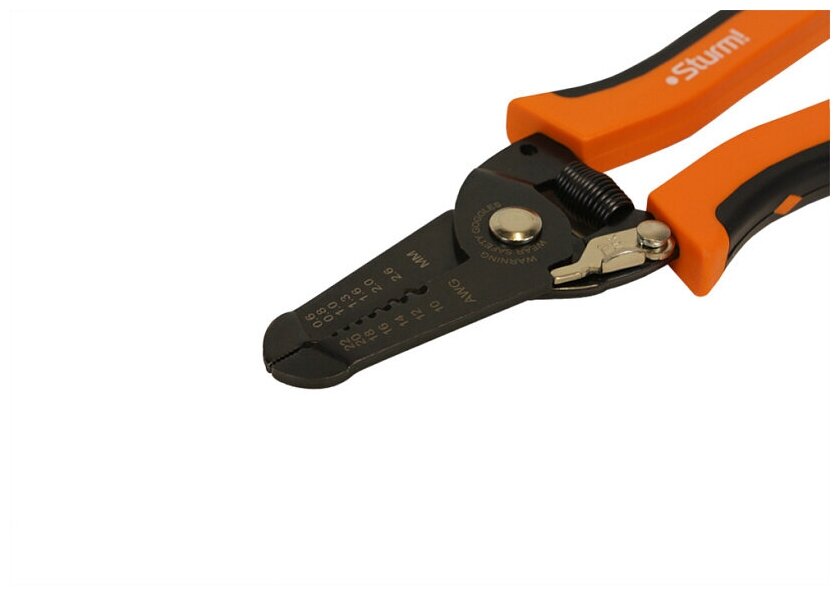 Стриппер Sturm! 170 мм, 0.6-2.6 мм2, со встроенными кусачками и пассатижами