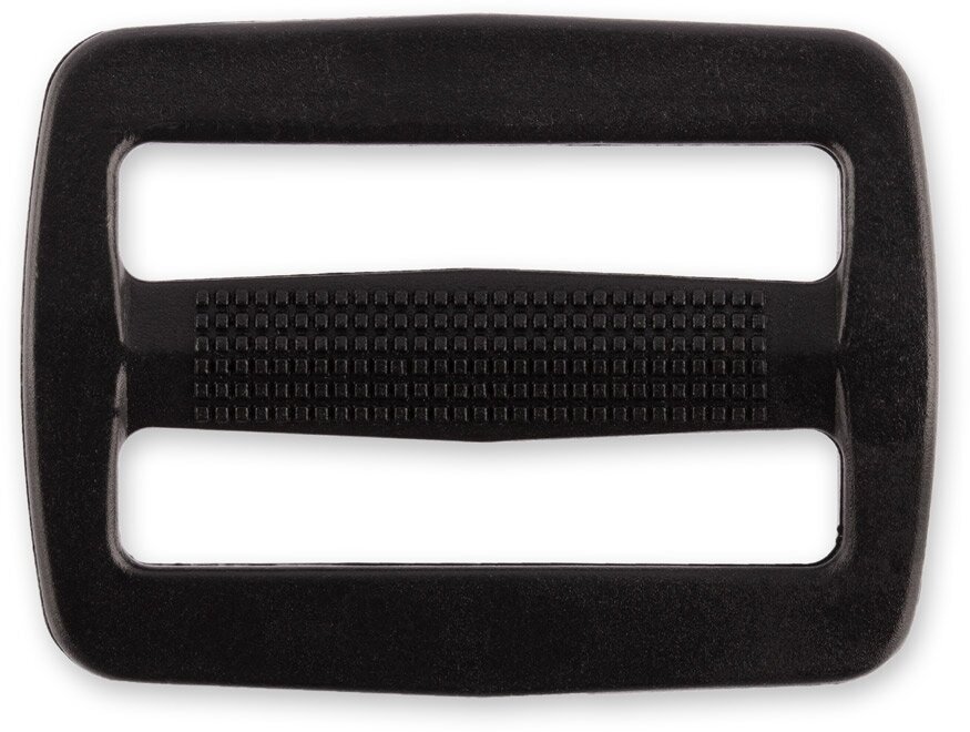 Gamma SAR001 Пряжка двухщелевая пластиковая 32 мм для сумки черная профессиональная