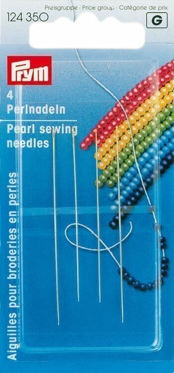 Иглы ручные для бисероплетения, очень тонкие №10-12 PRYM 124350