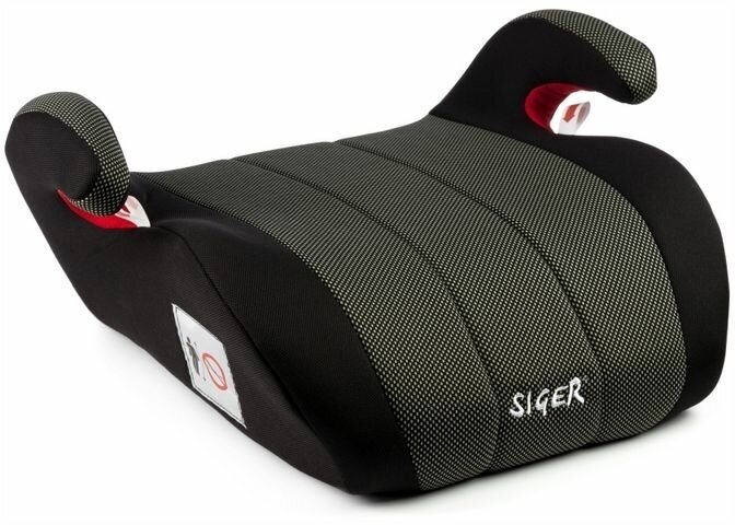 Siger Автокресло 22-36кг Siger мякиш плюс серый/черный