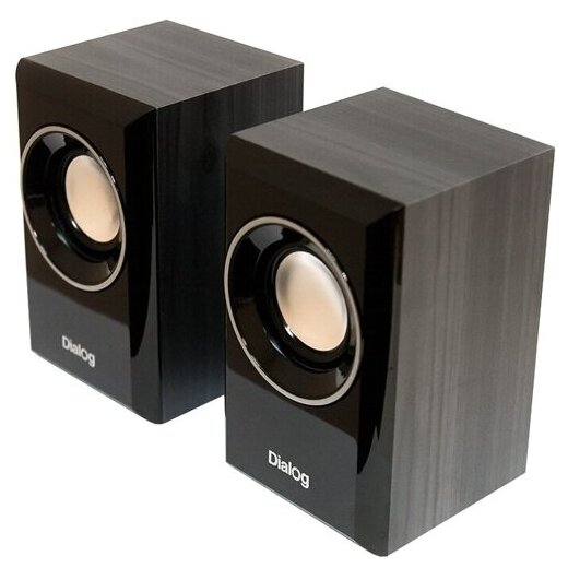 Колонки Диалог AST-15UP cherry Stride 6 Вт питание от usb - чёрные