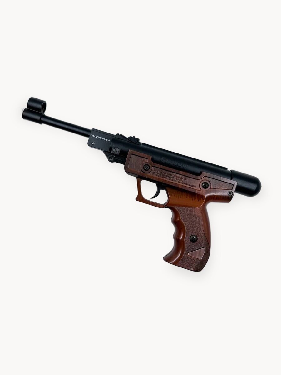 Пневматический пистолет Blow H-01 (имитация дерева) пружинно-поршневой, нарезной ствол