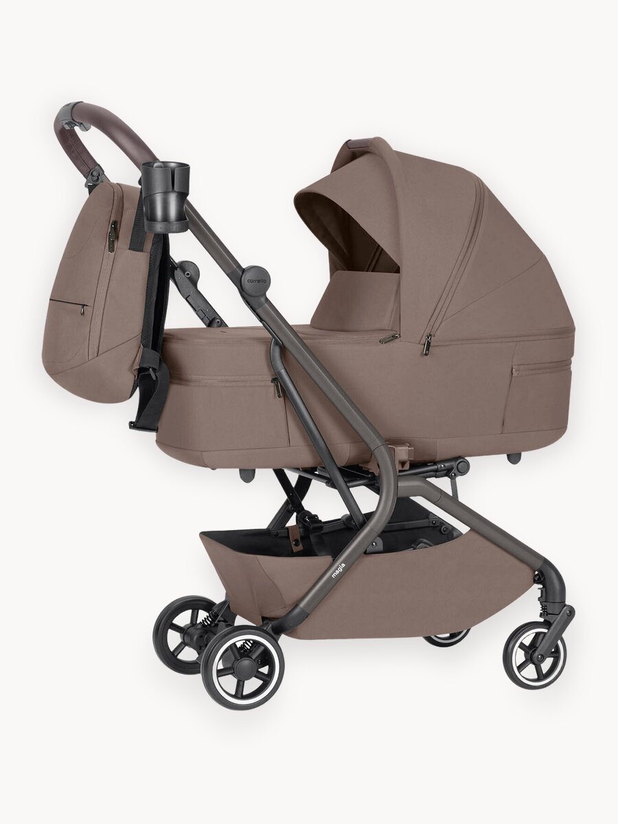 Детская коляска 2в1 Carrello Magia, цвет Glace Pink (Тёмно-розовый), артикул производителя CRL-6555