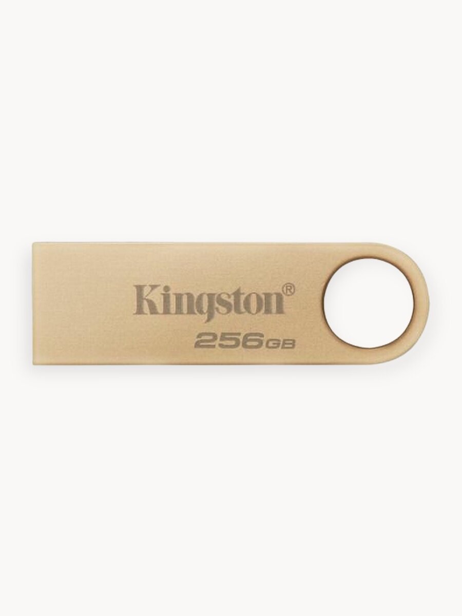 Флешка USB Kingston DataTraveler SE9 256ГБ, USB3.0, золотистый [dtse9g3/256gb]