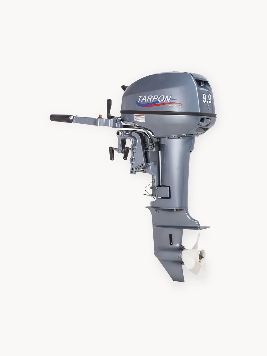 Лодочный мотор TARPON T-OTH 9.9S, бензиновый двигатель, 9.9 л. с, черный