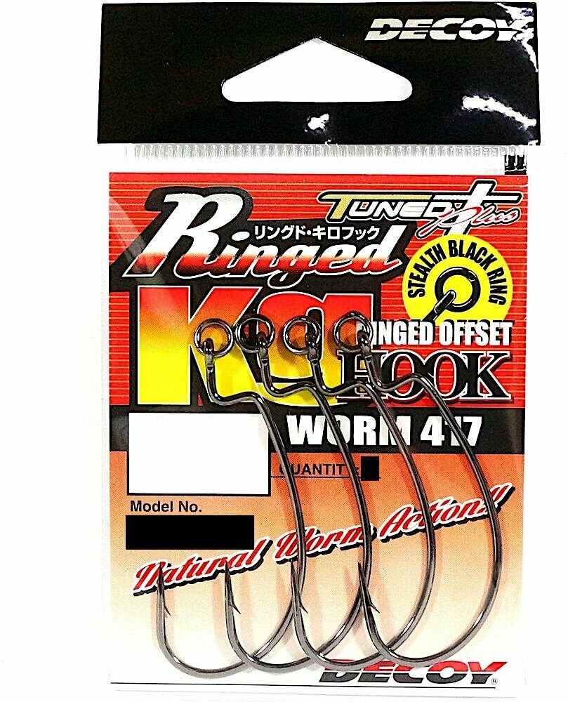 Крючок Decoy Ringed Kg Offset Worm 417 #5/0 (3 шт.)