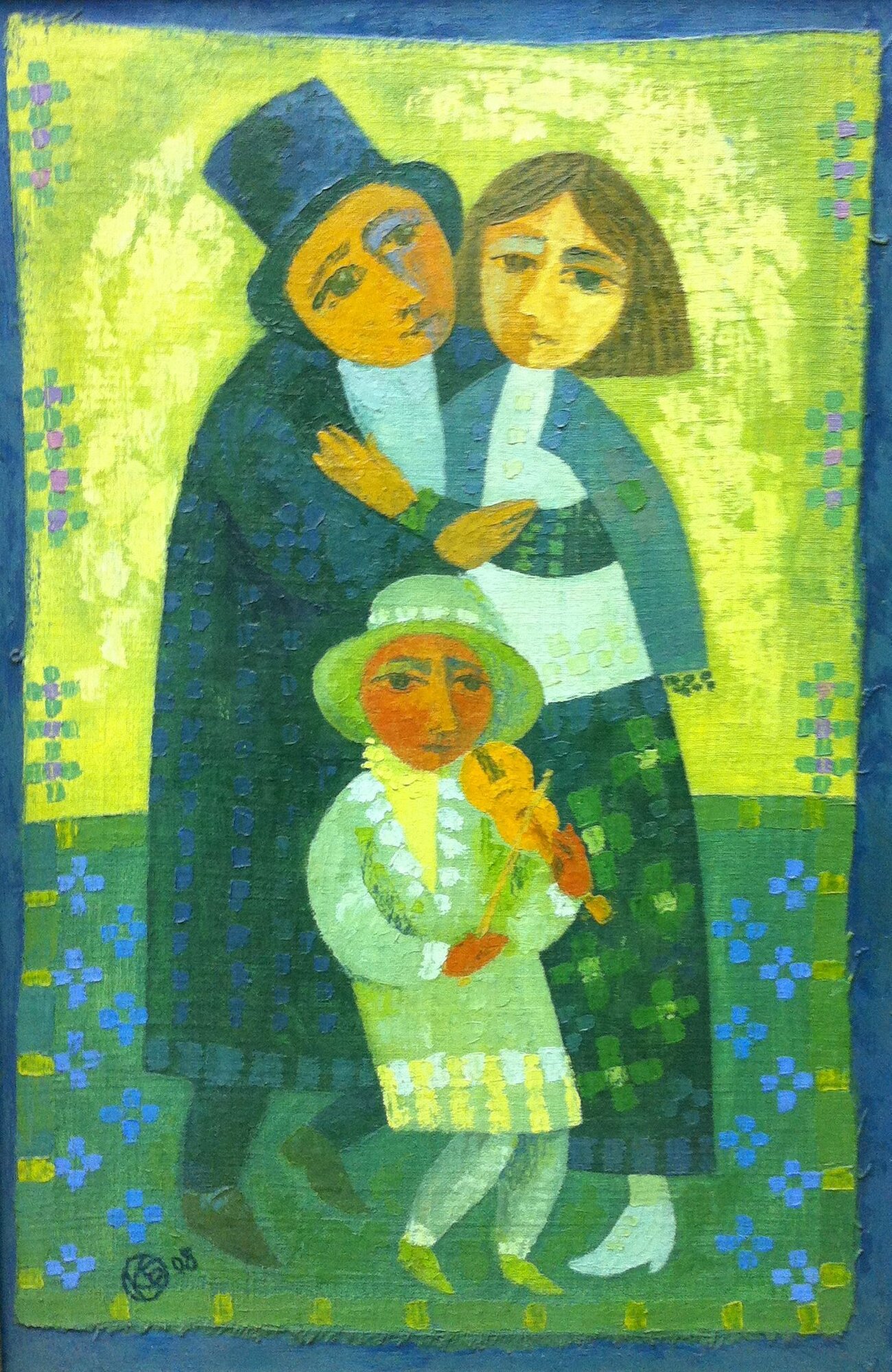 ART-Salon at Oktyabrskaya картина "Воспоминание" холст, оргалит, масло, 58x38 см; интерьерная