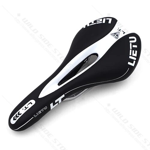 Велосипедное седло Lietu LT чёрное black white