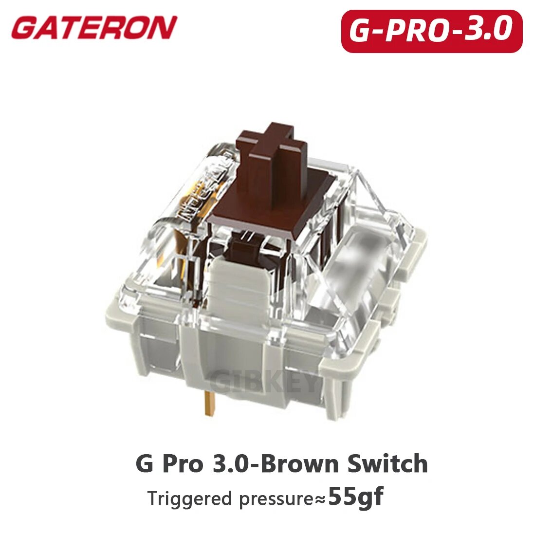 Gateron Pro 2.0 V2 RGB переключатели 90 PCS, Brown Switch Pro 3.0