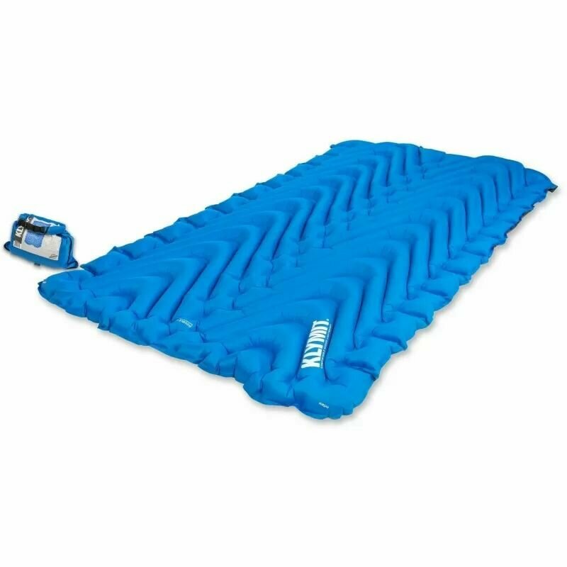 Коврик туристический Klymit Double V Sleeping Pad Blue