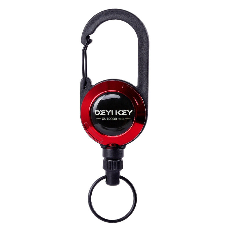 Магнитный карабин из цинкового сплава, прочный, с легким вытягиванием, высоким отскоком, выдвижной пряжкой, брелок для ключей, для активного отдыха, карабин для скалолазания, противоугонный