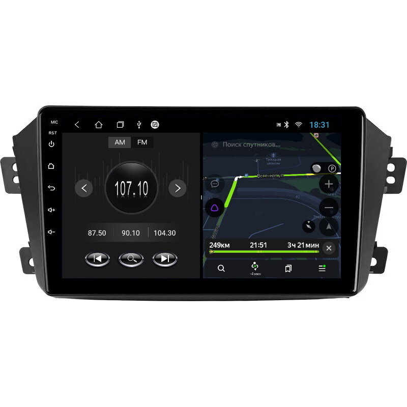 Магнитола CRS-300 Geely Emgrand X7 1 GX7 EX7 2011-2019 - Android 11 - DSP 36 полос