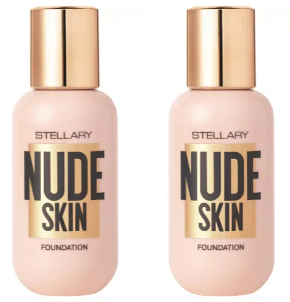 Тональный крем Stellary Perfect Nude Skin Foundation, с эффектом идеальной кожи, тон 03 Песочно-бежевый, 35 мл, 2 шт