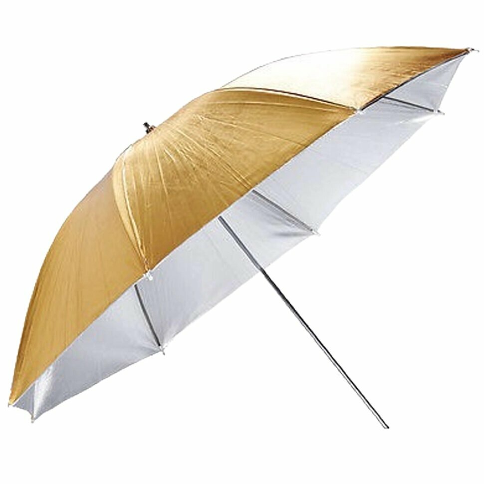 Зонт уцененный Fujimi FJU564-33 Золото/Серебро Отражение 84см