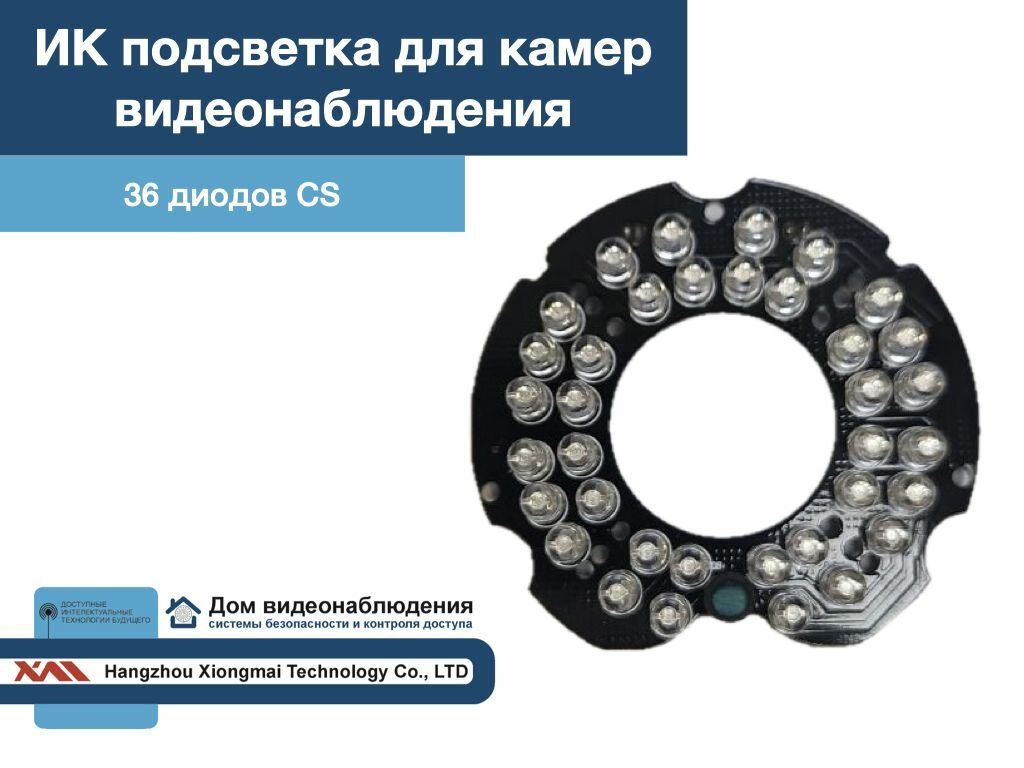 ИК подсветка для камеры видеонаблюдения