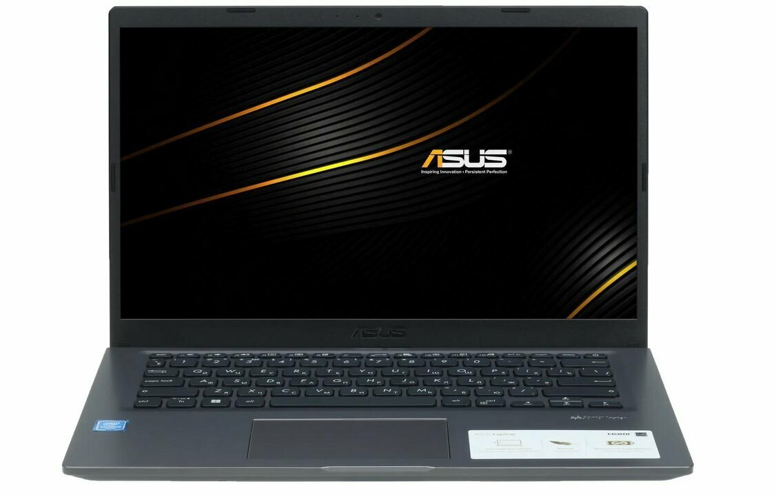 14" Ноутбук Asus Laptop 14 F415MA-EK582W (90NB0TG2-M002S0) серый - 1920x1080, TN, Intel Celeron N4020, ядра: 2 x 1,1 ГГц, 4 ГБ, SSD 128 ГБ, Intel UHD Graphics, Windows 11 Home