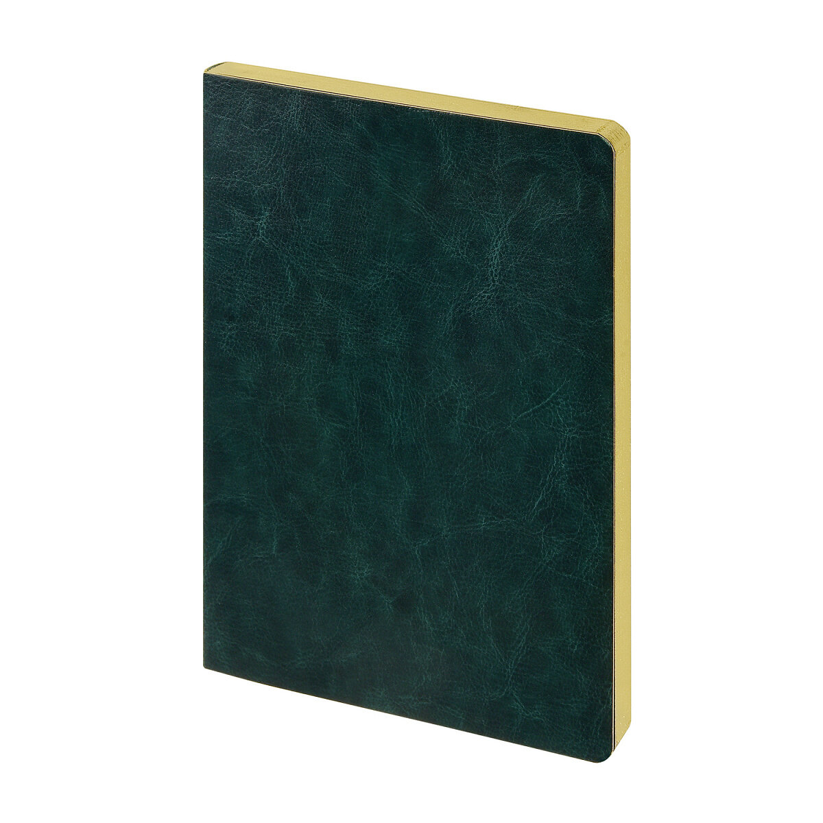 Ежедневник недатированный А5 (140 х 210 мм) "MEGAPOLIS FLEX NEBRASKA" (зеленый) золотой обрез