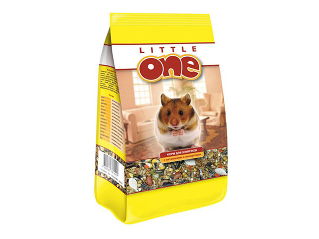Little One корм для хомяков 400 г - сбалансированное питание с витаминами и клетчаткой
