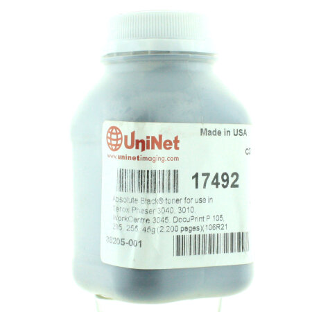 Тонер XEROX Phaser 3010/3040/WC3045 (фл. 30г) Absolute Black® Uninet