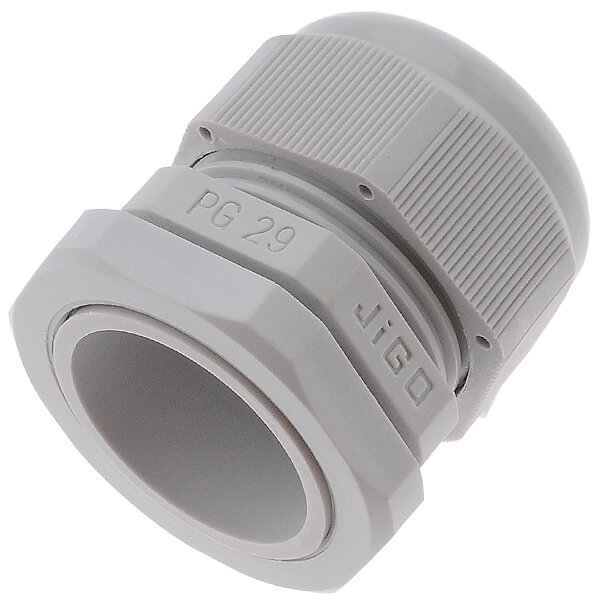 Сальник PG29 с контргайкой (D кабеля 18-25 мм, IP54) (9 шт. в комплекте)
