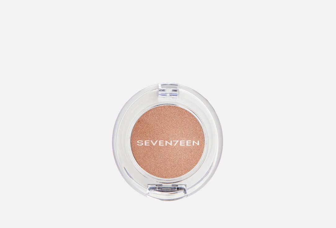 Тени для век компактные перламутровые SEVEN7EEN SILKY SHADOW PEARL, тон 420 изысканный коричневый, 4 г