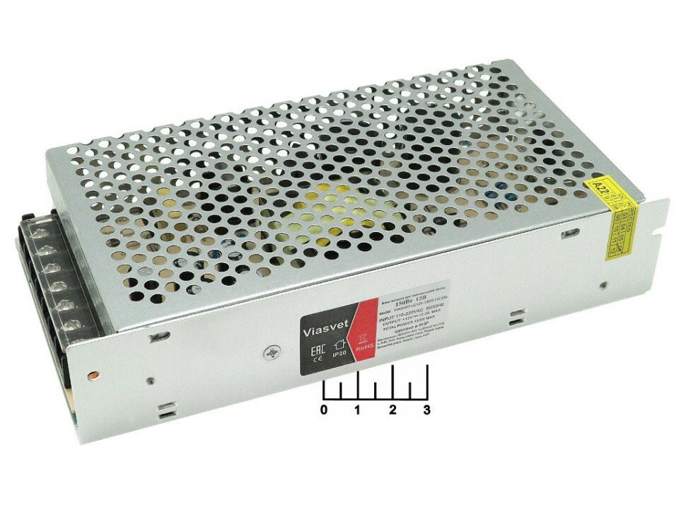Блок питания 12V 12.5A 150W LE12V-150W Viasvet IP20