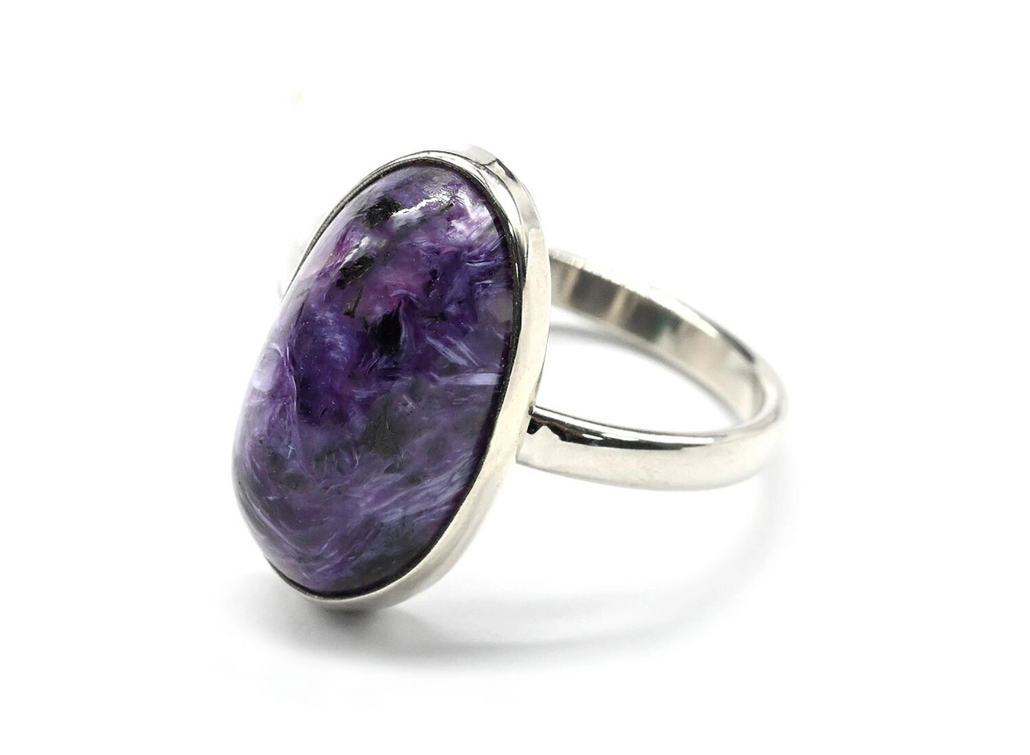 Кольцо, чароит