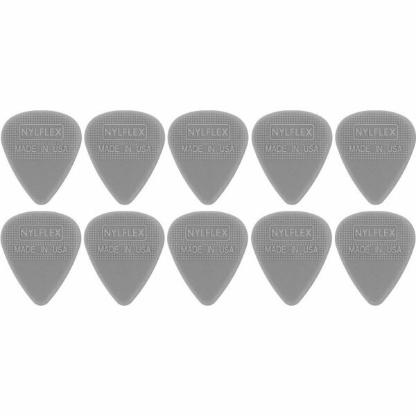 Медиаторы PLANET WAVES 1NFX2-10 Nylflex. В наборе 10 медиаторов Light - 0,50 мм