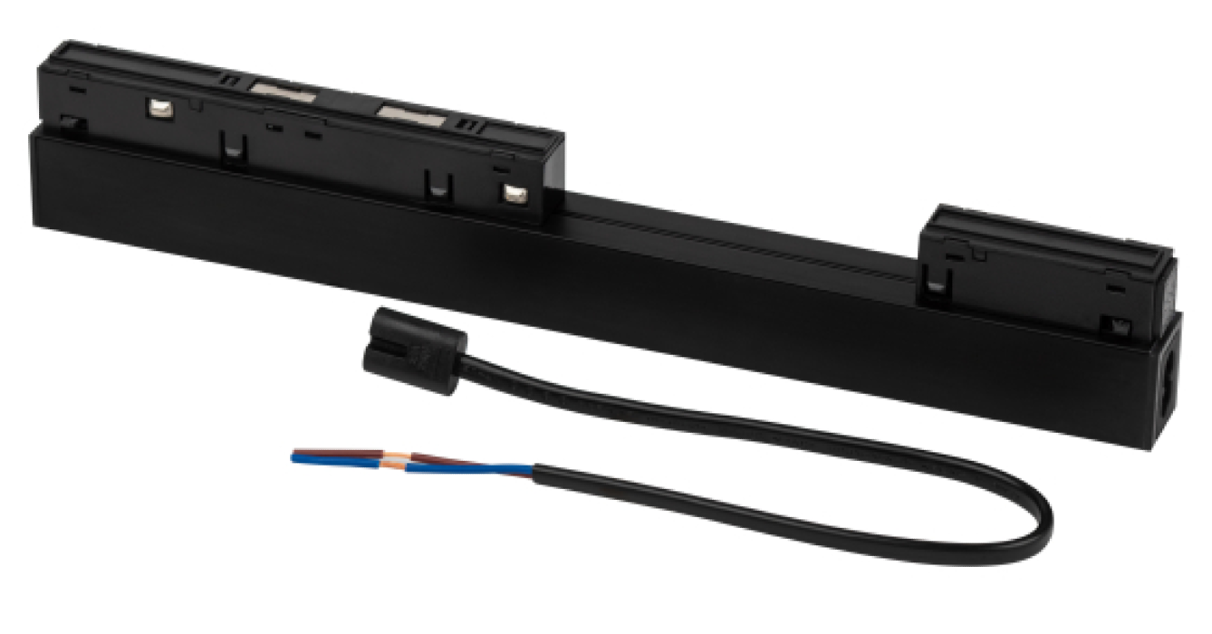 Драйвер ЭРА TRM20-DRH200 потайной для магнитной трековой системы NOVA в пластиковом корпусе, черный, 283х26х22мм, 230В 50-60Гц, 200Вт / блок питания