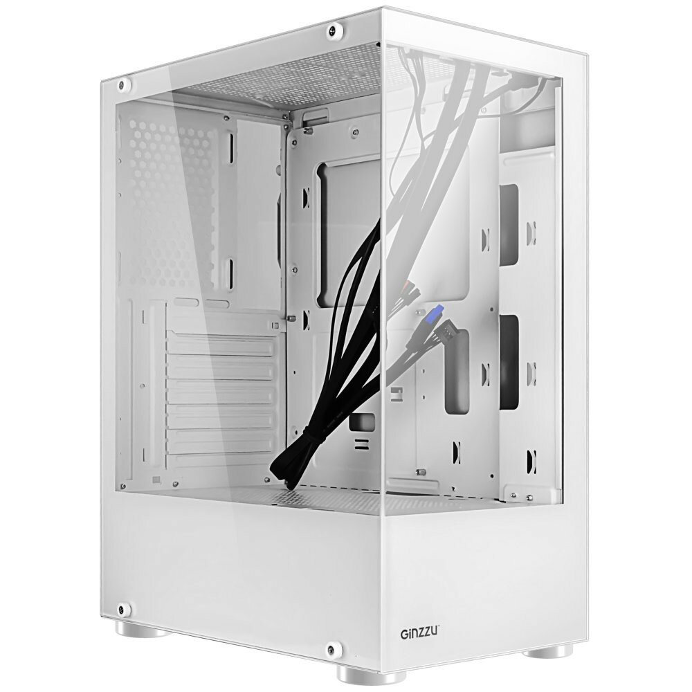 Корпус для компьютера Ginzzu сталь 0.6 мм ATX без БП
