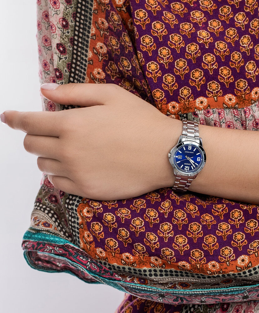 Наручные часы CASIO Collection, синий/серебряный — фото 1