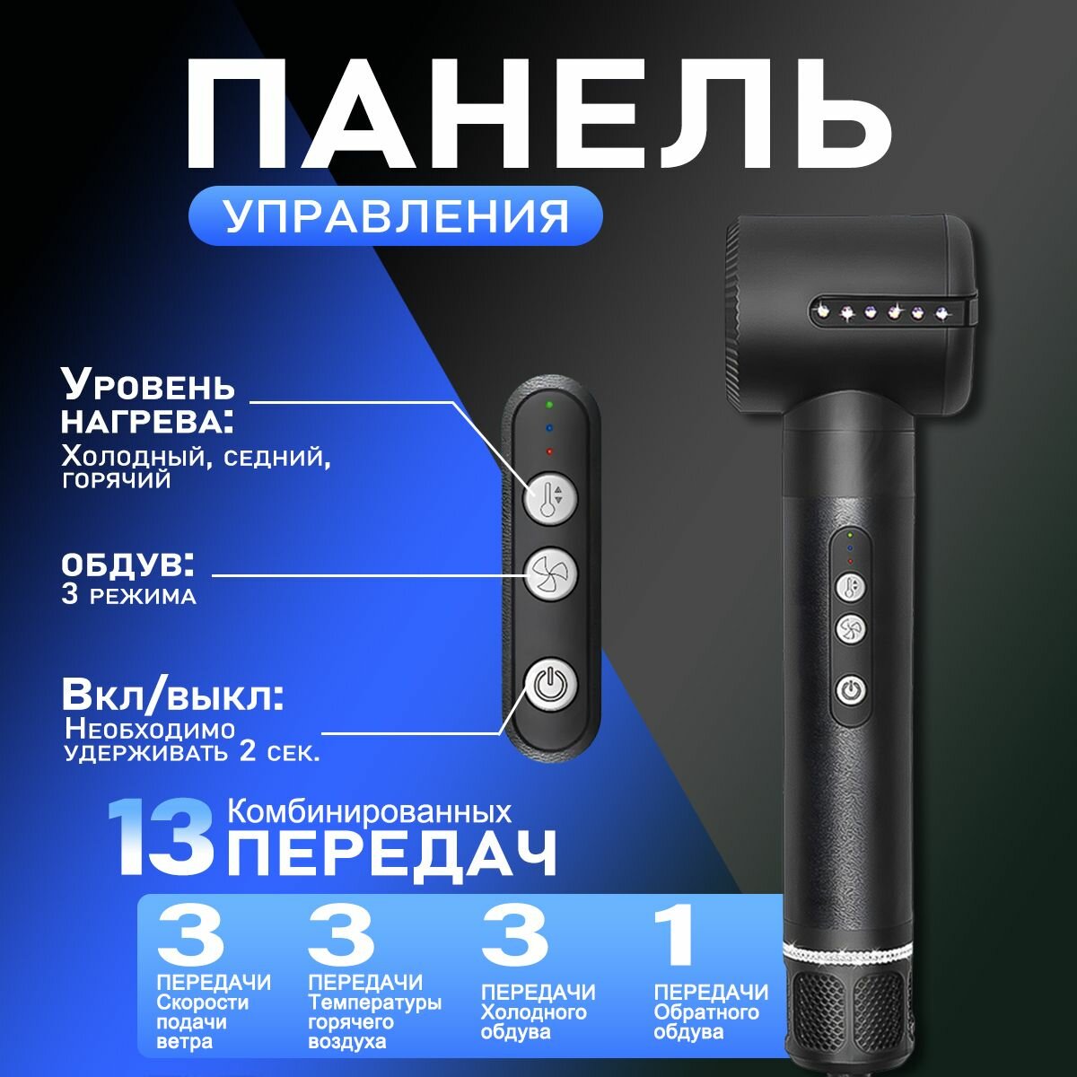 Фен для волос — фото 1