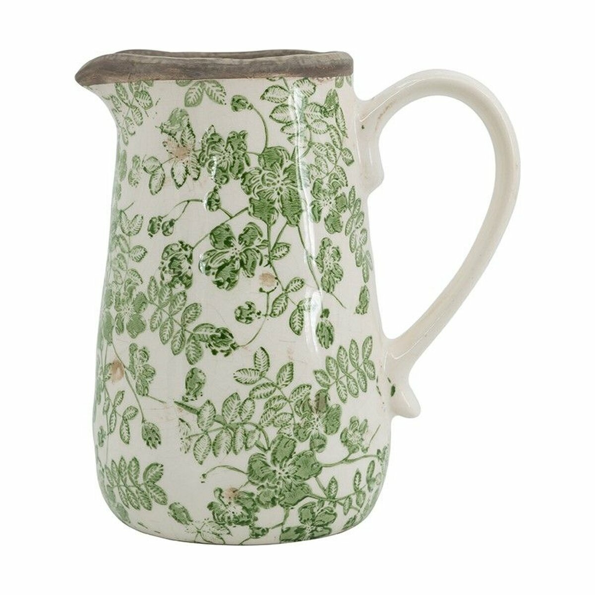 61177 Кувшин декоративный 16х12х18см, керамика, белый, Glasar