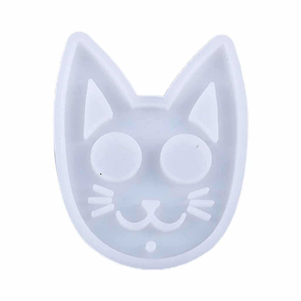 Силиконовая форма для брелка ключей в форме кошки